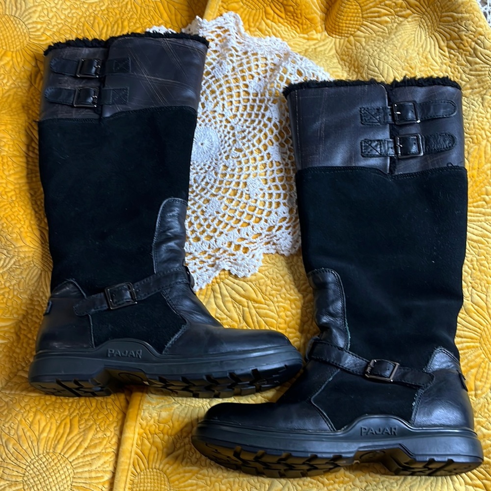 Canadian Pajar Tall Fleece Lined Leather Waterproof B… - Gem